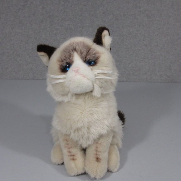 Gund | Toys | Gund Grumpy Cat Inch Plush Stuffed Cat Kitty Siamese Soft ...